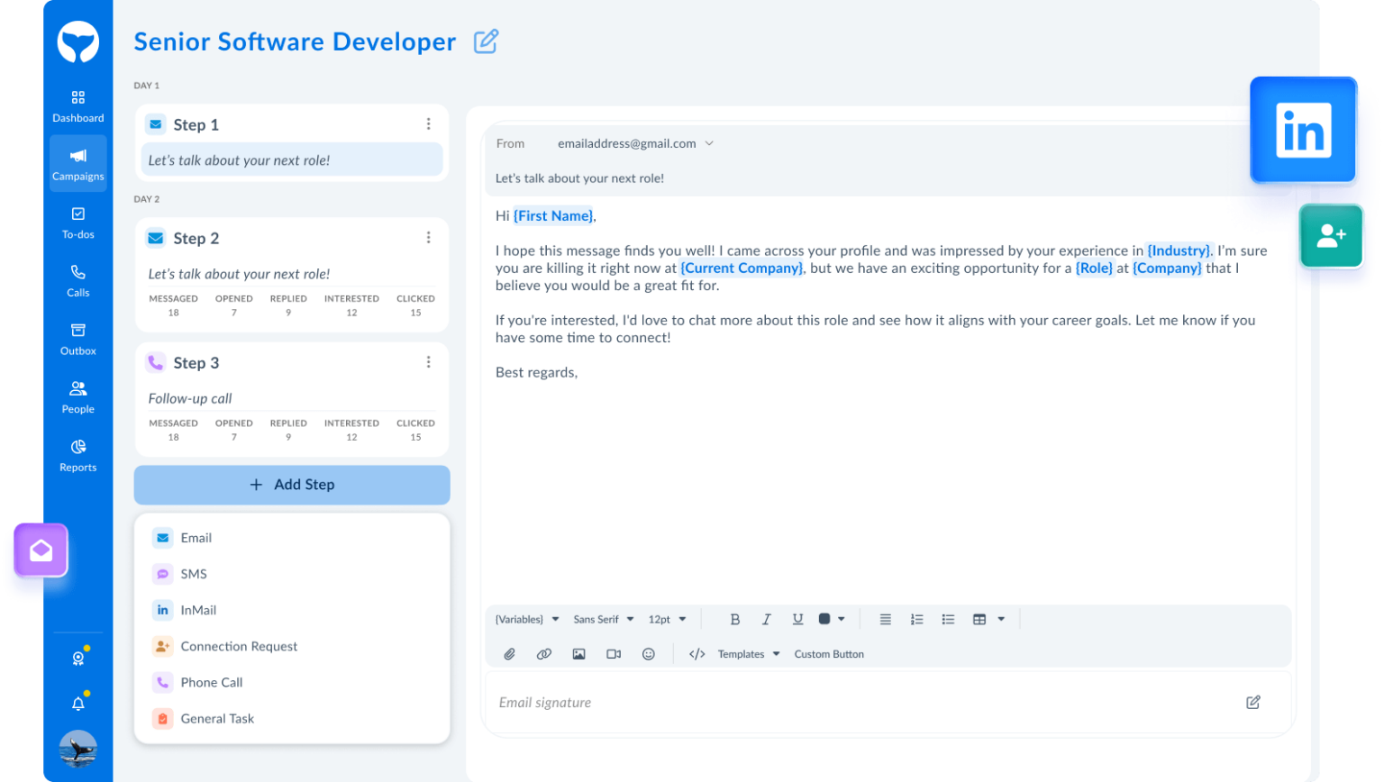 Automated Outreach Sequences for Recruiters | SourceWhale